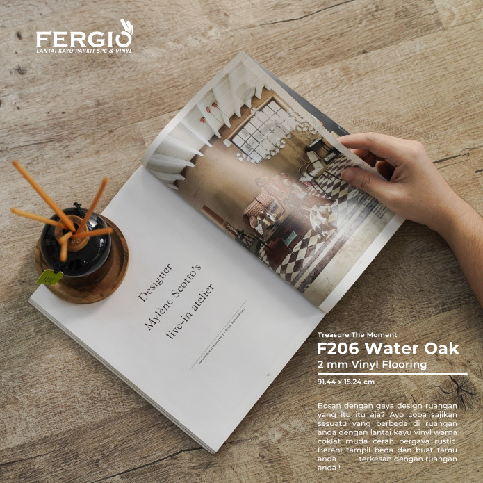 Water Oak F206Lantai Kayu Vinyl dan Parket Berkualitas Jakarta | Fergio