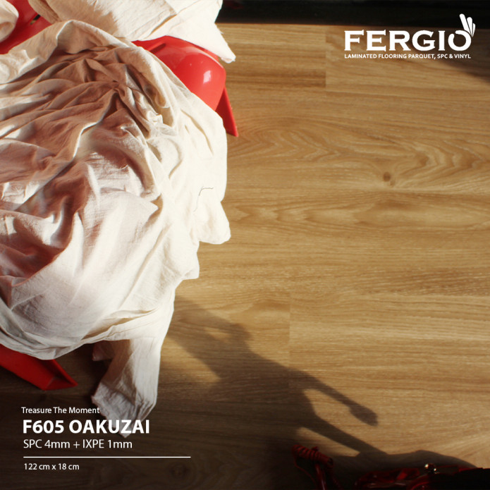 Oakuzai F605Lantai Kayu Vinyl dan Parket Berkualitas Jakarta | Fergio
