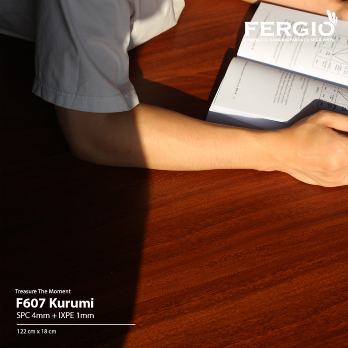 Kurumi F607Lantai Kayu Vinyl dan Parket Berkualitas Jakarta | Fergio