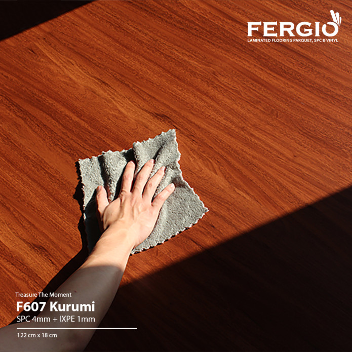 Kurumi F607Lantai Kayu Vinyl dan Parket Berkualitas Jakarta | Fergio